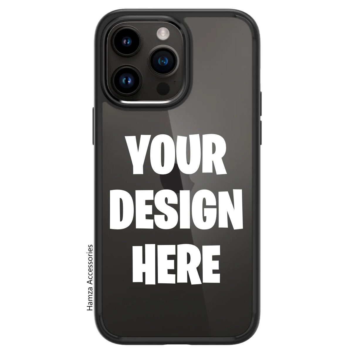 Customisable Metal Ring Transparent Cases – Hamza Accessories